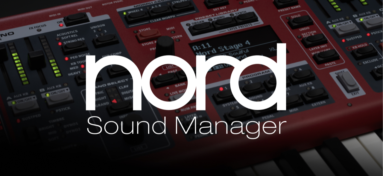 Nord introduces Sound Manager v9.10 - Sounds Easy