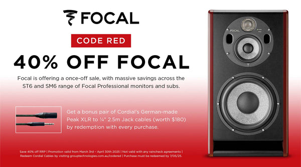 Focal Code Red: 40% off Focal! - Sounds Easy