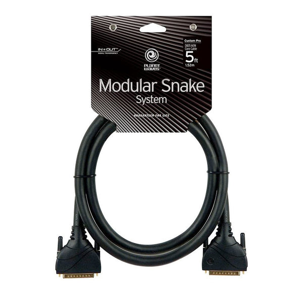 Planet Waves Modular Snake DB25 - DB25 Core cable 5ft - Sounds Easy