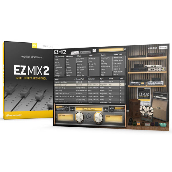 Toontrack EZMix 2 Multi Effect Mixing Tool (Software Serial Number ...